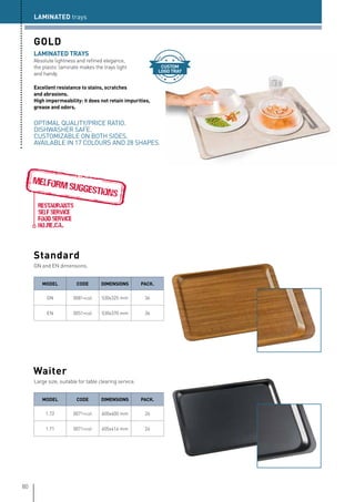 Melform trays catalog_2019-2020 | PDF