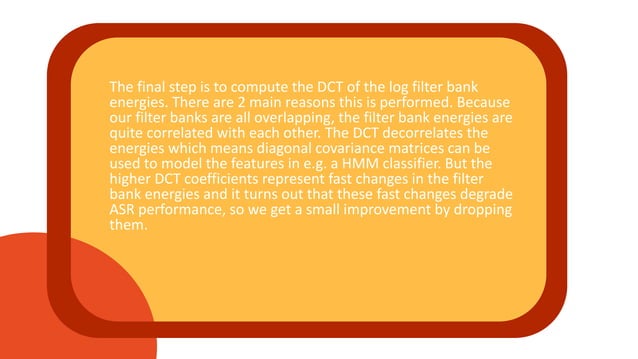 Mel frequency cepstral coefficient (mfcc) | PPTX | Digital Audio | Computer Software and ...
