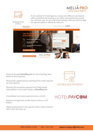 Melià PRO for Travel Agents | PDF