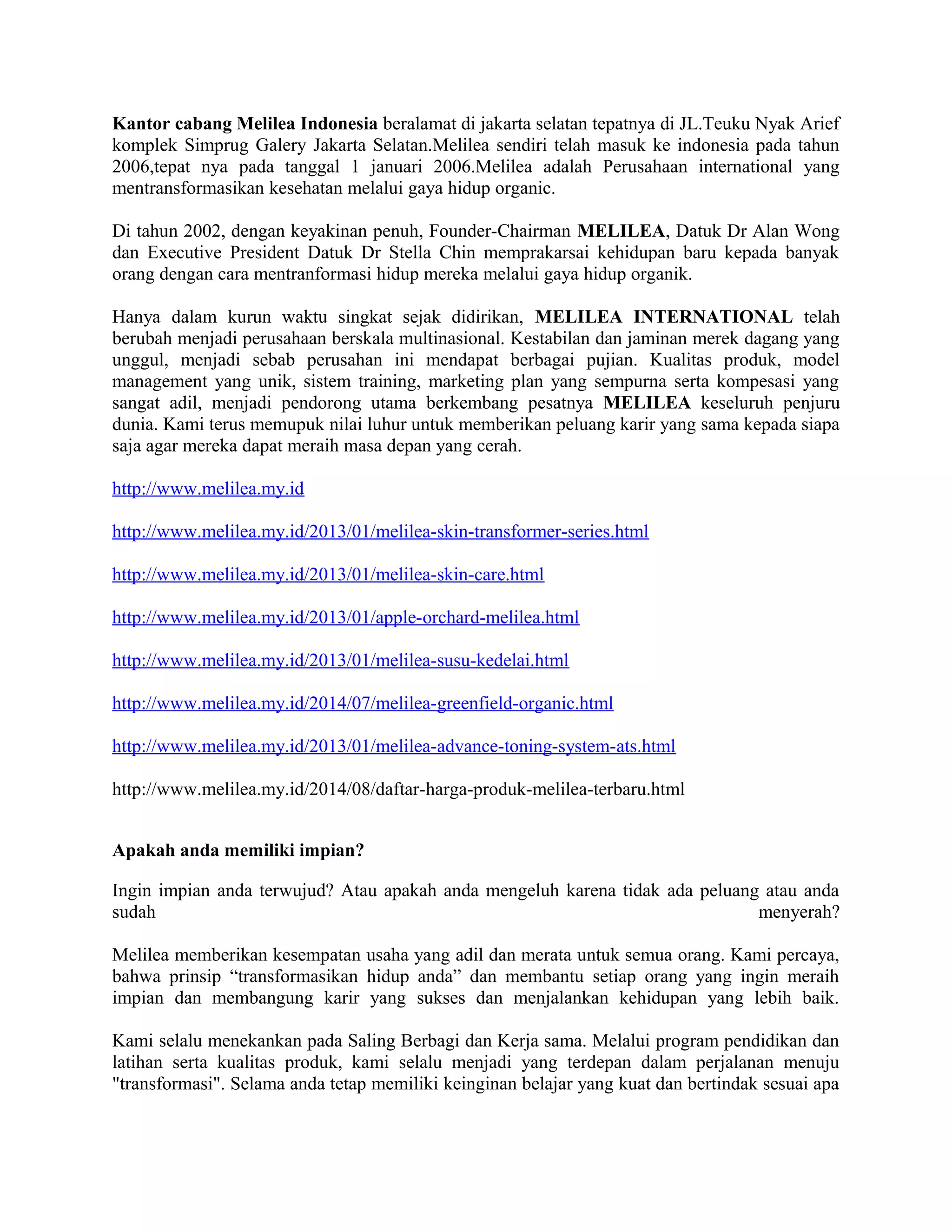 Melilea indonesia | PDF