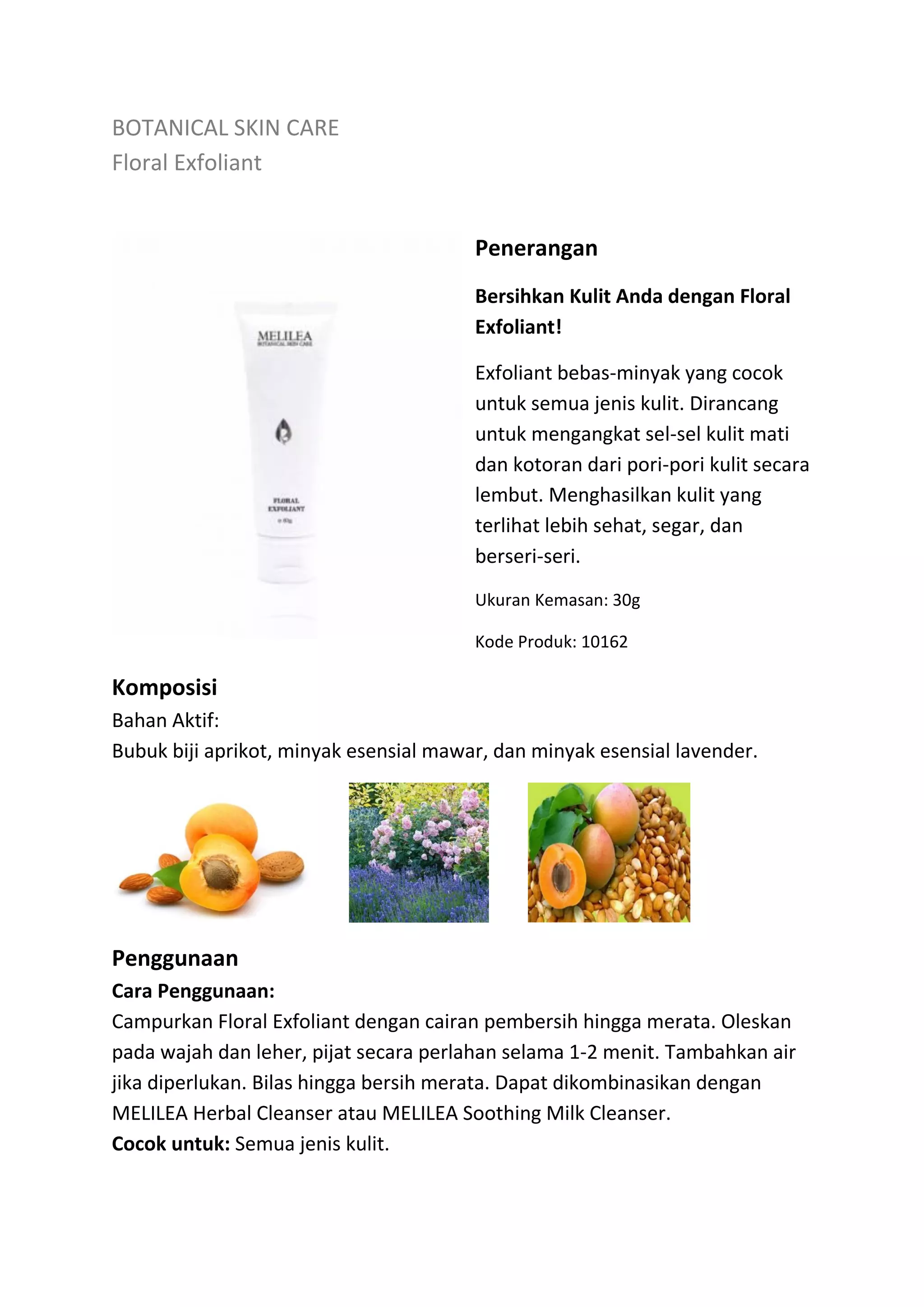 Manfaat Produk Melilea Skincare | PDF