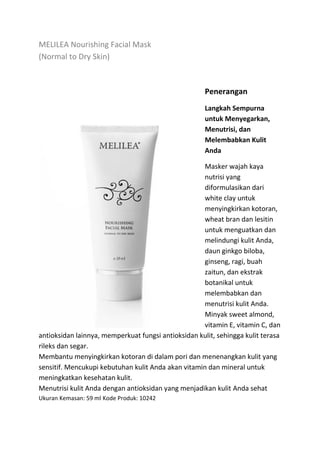 Manfaat Produk Melilea Skincare | PDF