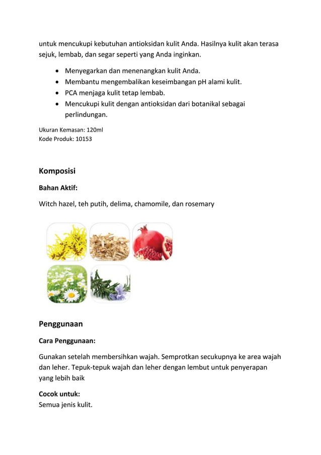 Manfaat Produk Melilea Skincare | PDF