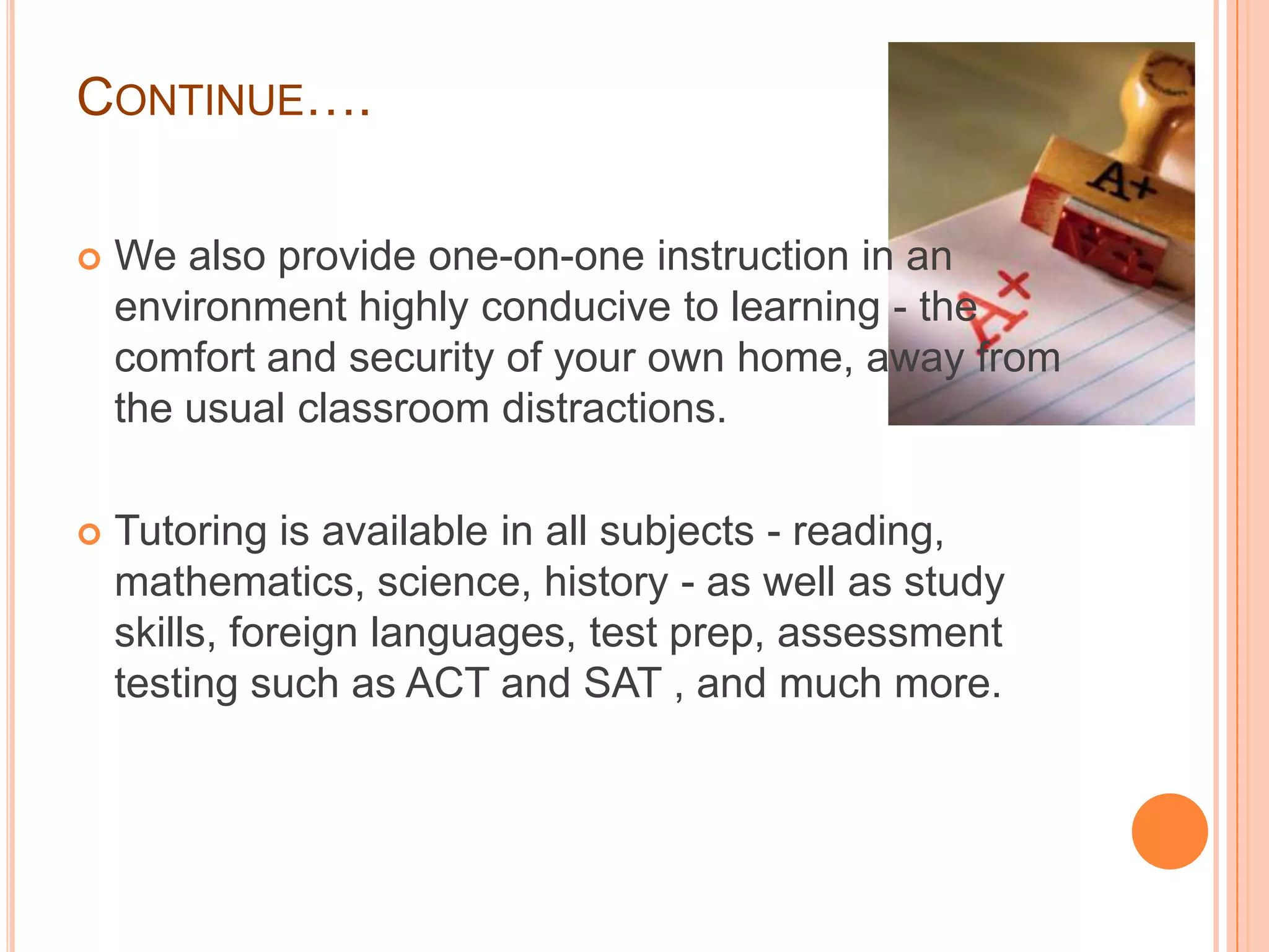 Melindap M.P. Tutoring | PPTX