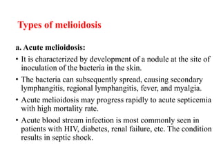 Melioidosis | PPTX