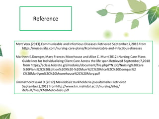 Melioidosis infection diseases | PPTX