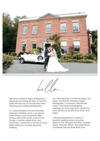 Melissa Hague Photography Brochure | PDF