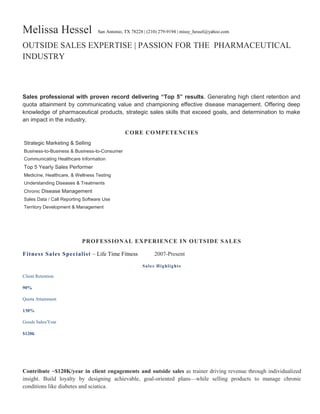 Melissa hessel resume copy1 copy2 | PDF