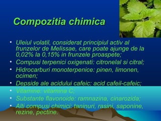 Melissa officinalis | PPT