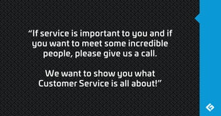 Dedicated Customer Service | PDF