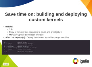 Don't let your motivation go, save time with kworkflow | PPT