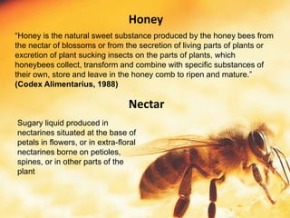 Melissopalynology honey (priyanka uniyal) | PPTX