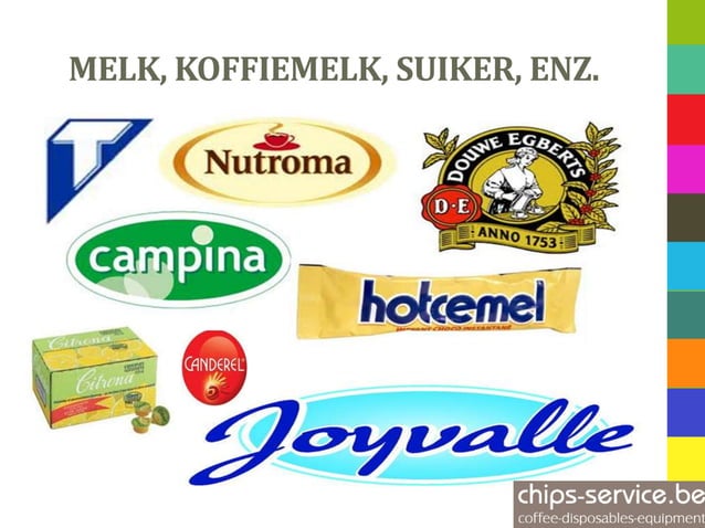 Melk, koffiemelk, suiker, enz | PPTX