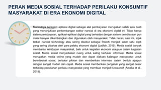 MELLANIANURMAHMUDAH_PERAN MEDIA SOSIAL TERHADAP PERILAKU KONSUMTIF | PPTX