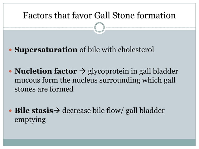 MELLSS yr2 pathology gall stones | PPT