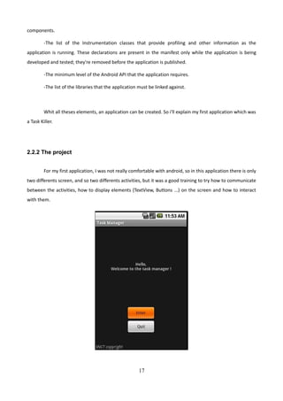 android report | PDF | Operating Systems | Computer Software and Applications