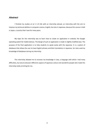 android report | PDF | Operating Systems | Computer Software and Applications