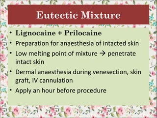 Mellss pharm cns amide local anaesthatic | PPT
