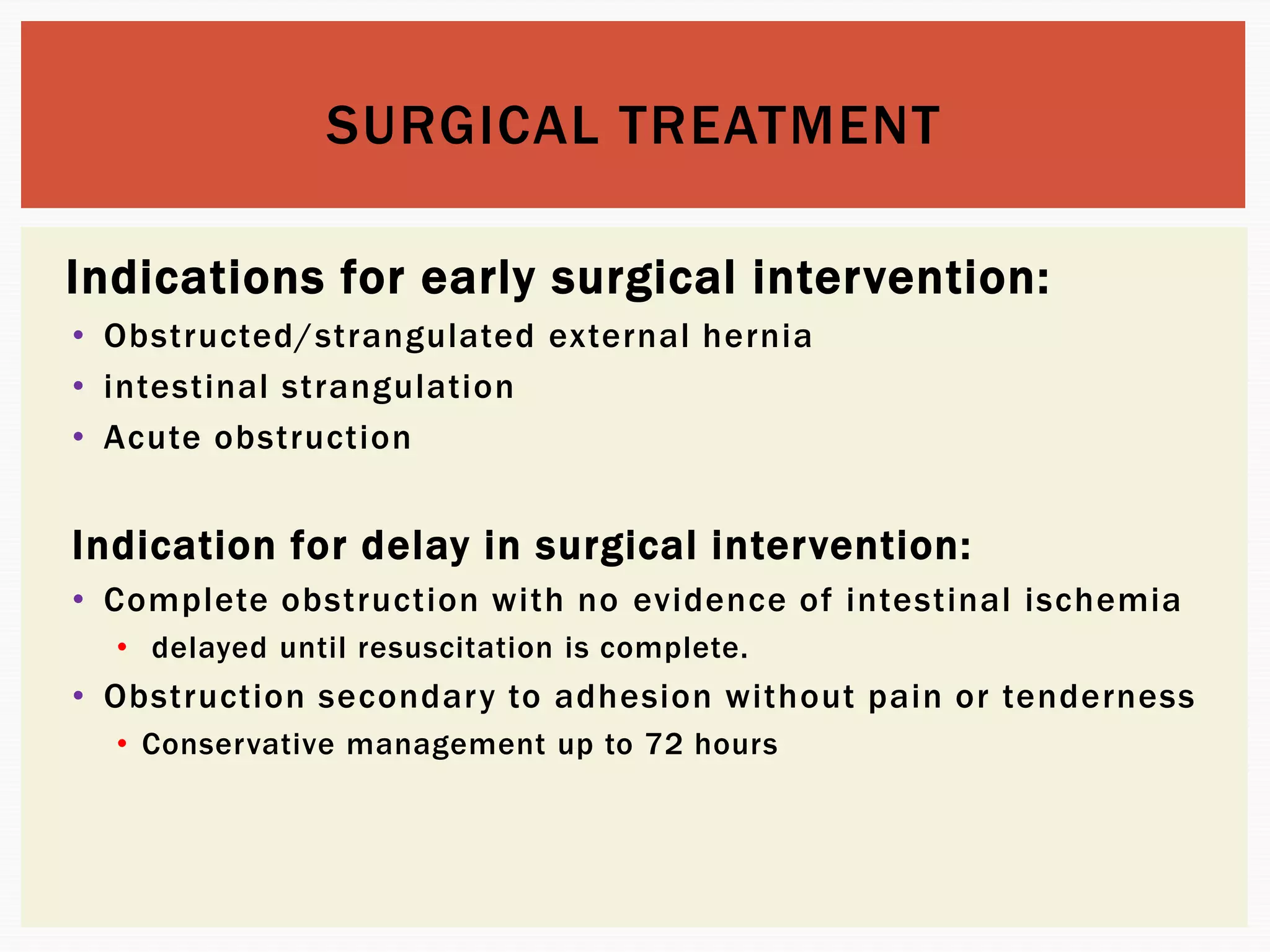 Mellss surgery y3 intestinal obstruction | PPTX