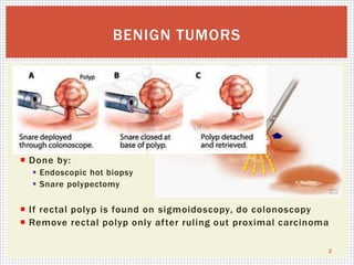 Mellss yr3 surgery tumours of rectum | PPTX
