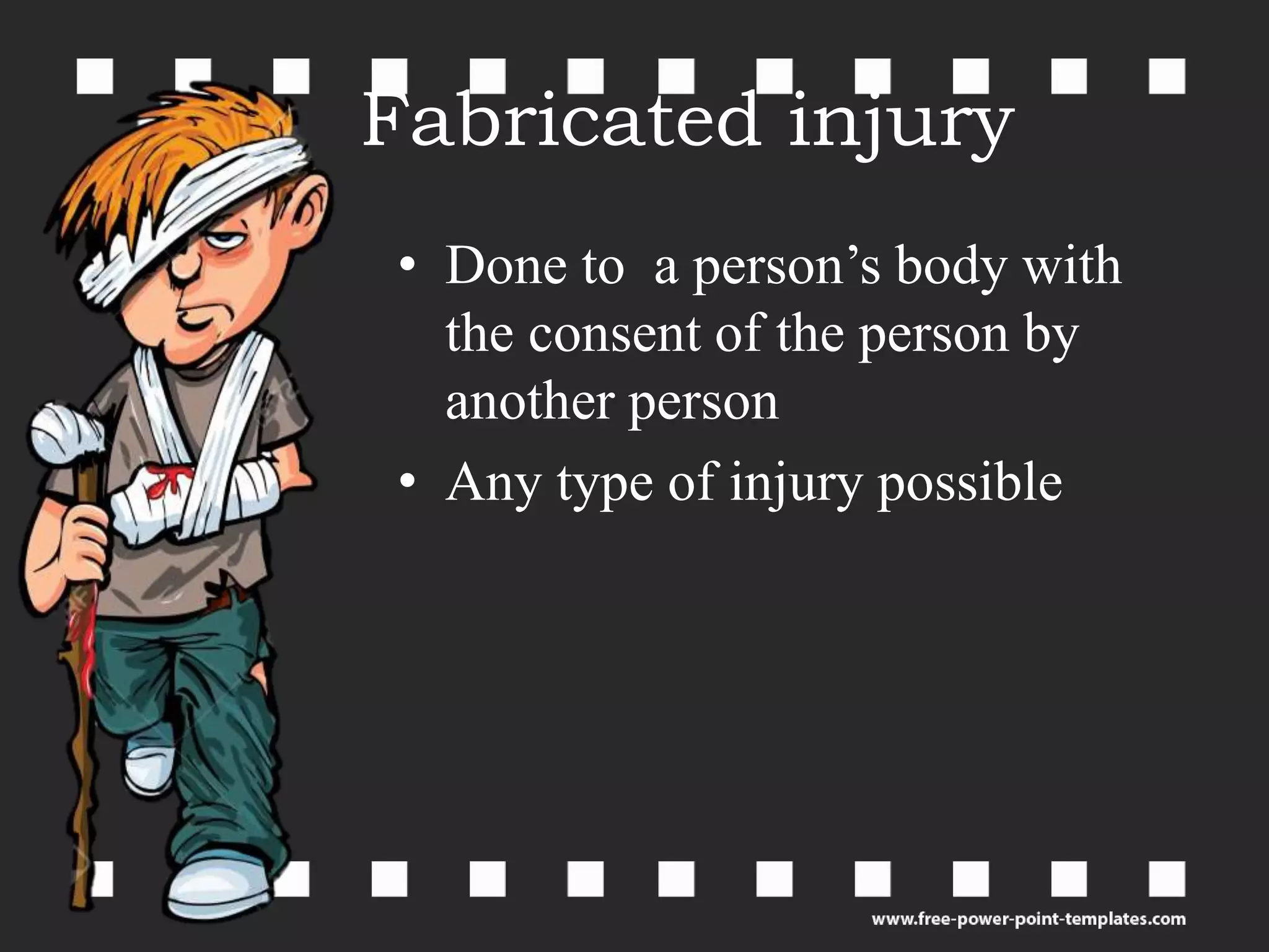 Mellss yr 4 forensic defence, hesitation, self inflicted and fabricated injuries | PPT