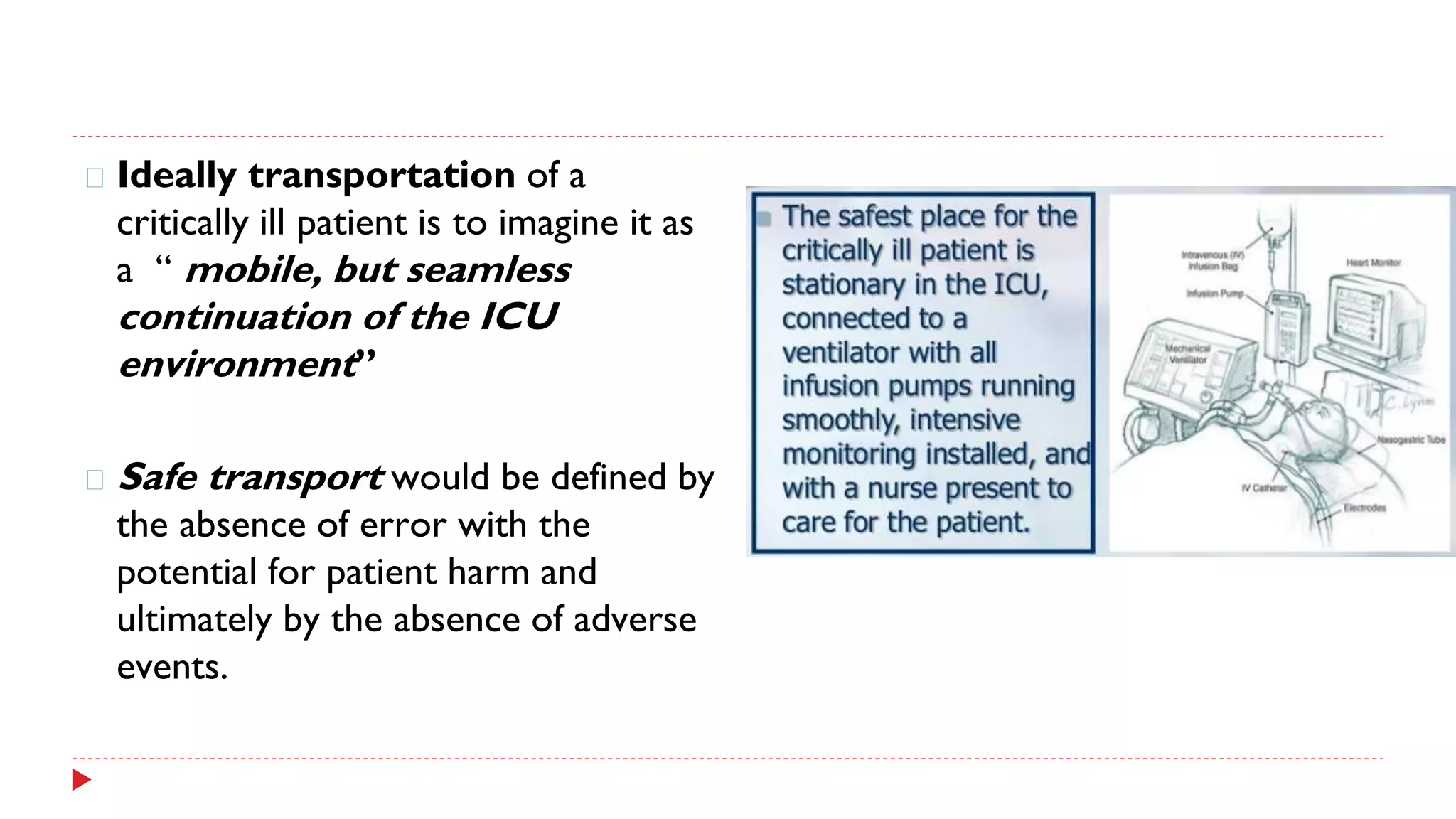 Mells transport of critically ill patient | PPTX