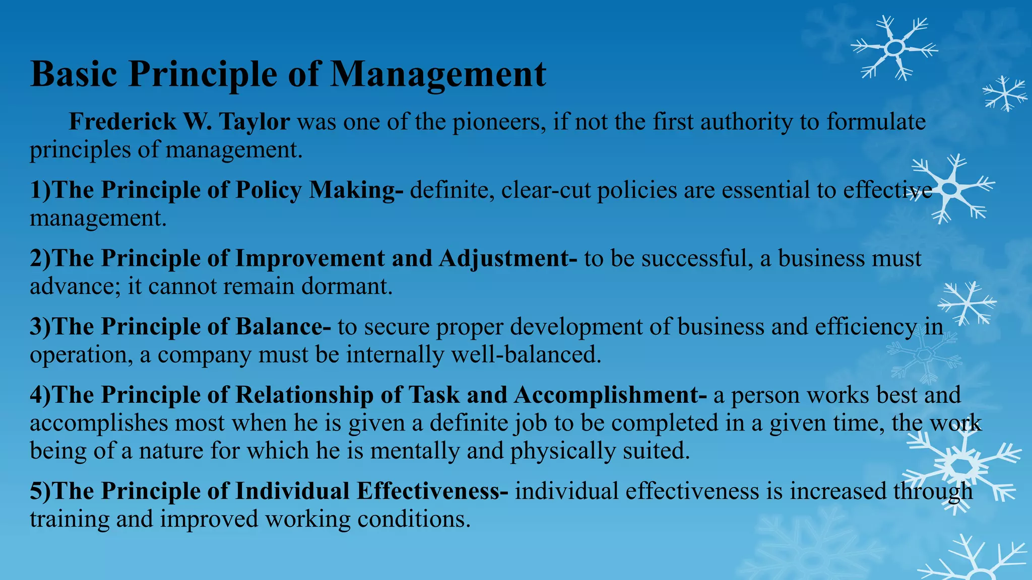 THEORY OF MANAGEMENT IN BUSINESS AND INDUSTRY | PPTX