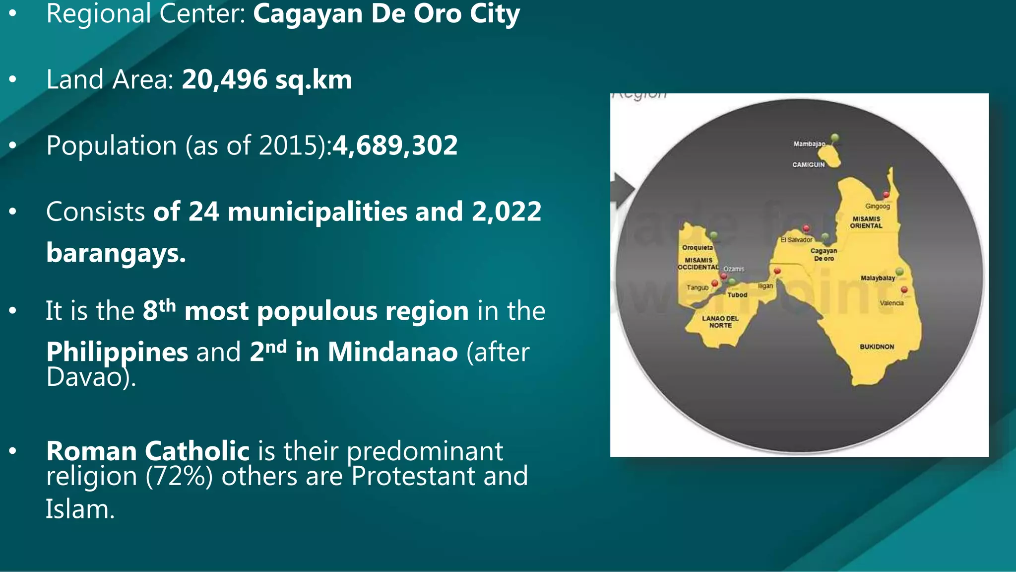 REGION 10: NORTHERN MINDANAO | PPTX
