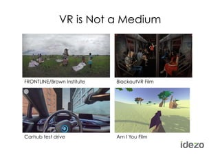 Design Approaches For Immersive Experiences AR/VR/MR | PDF