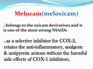 Melocam in lumbago | PPT