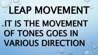 Melodic direction | PPTX