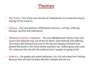 Melodrama%20powerpoint | PPTX | Television | Entertainment