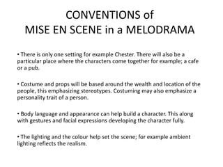 Melodrama%20powerpoint | PPTX | Television | Entertainment