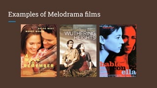 Codes and Conventions of a Melodrama Genre | PPT