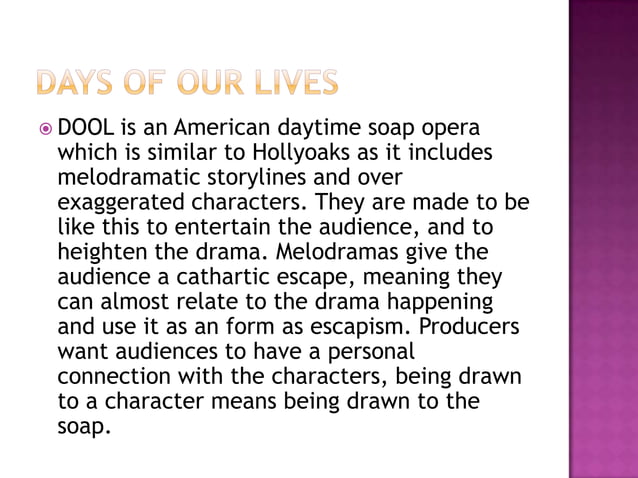 Melodrama powerpoint | PPT