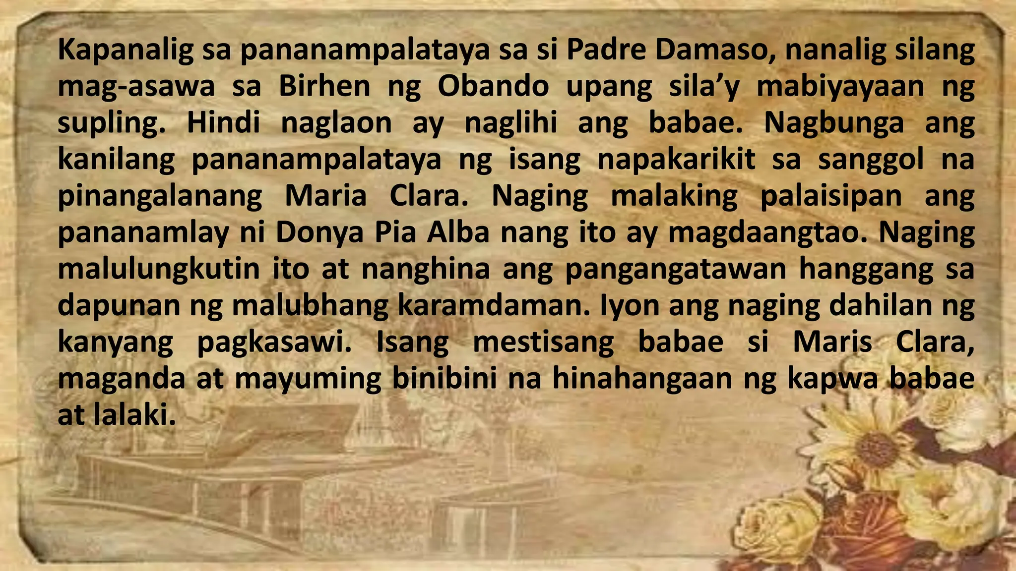 Kabanata 6 Si Kapitan Tiyago Filipino 9 p | PPTX