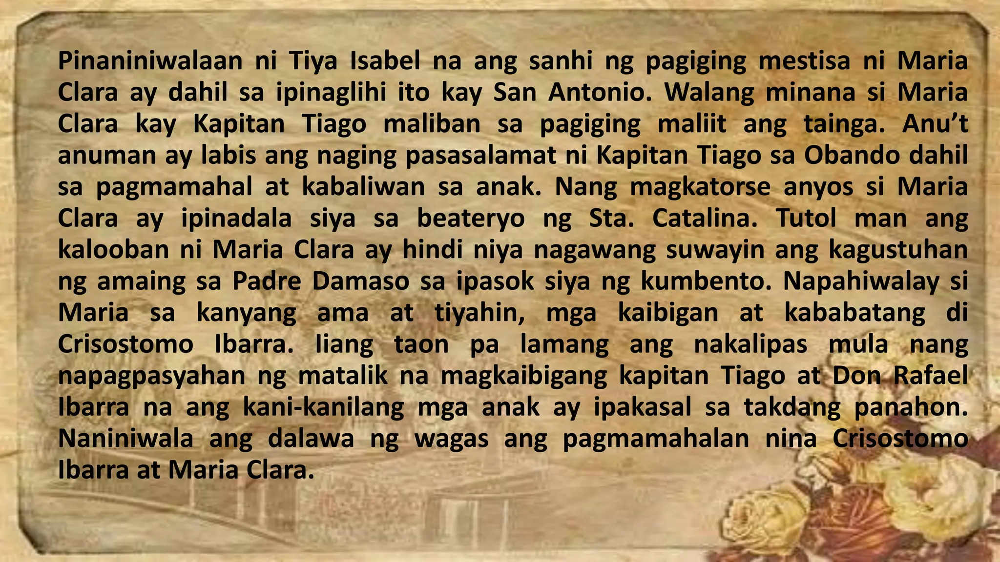Kabanata 6 Si Kapitan Tiyago Filipino 9 p | PPTX