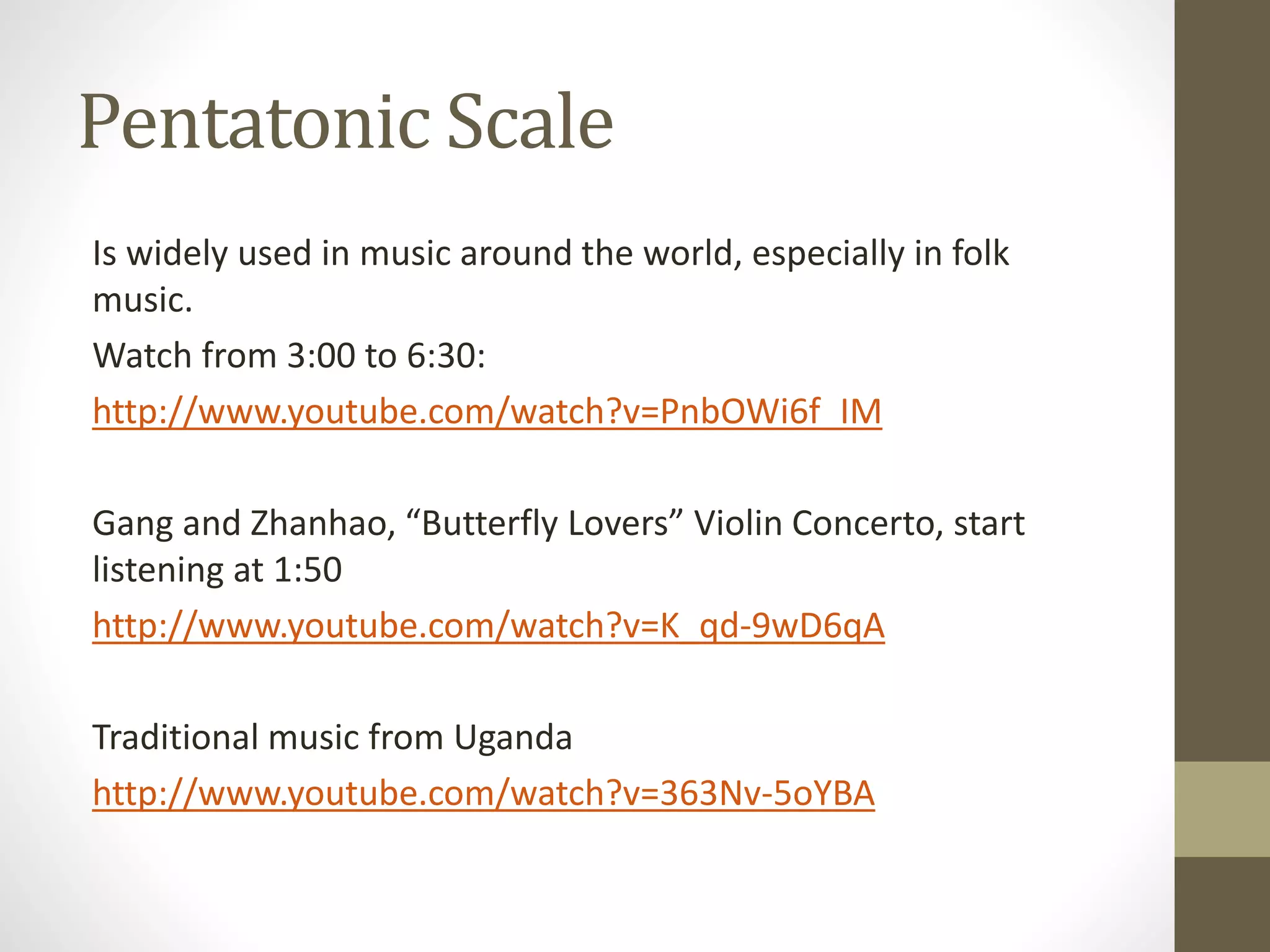 Melody, Harmony, and Scales | PPTX