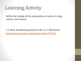 Melody, Harmony, and Scales | PPTX