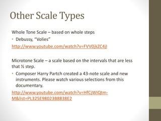 Melody, Harmony, and Scales | PPTX