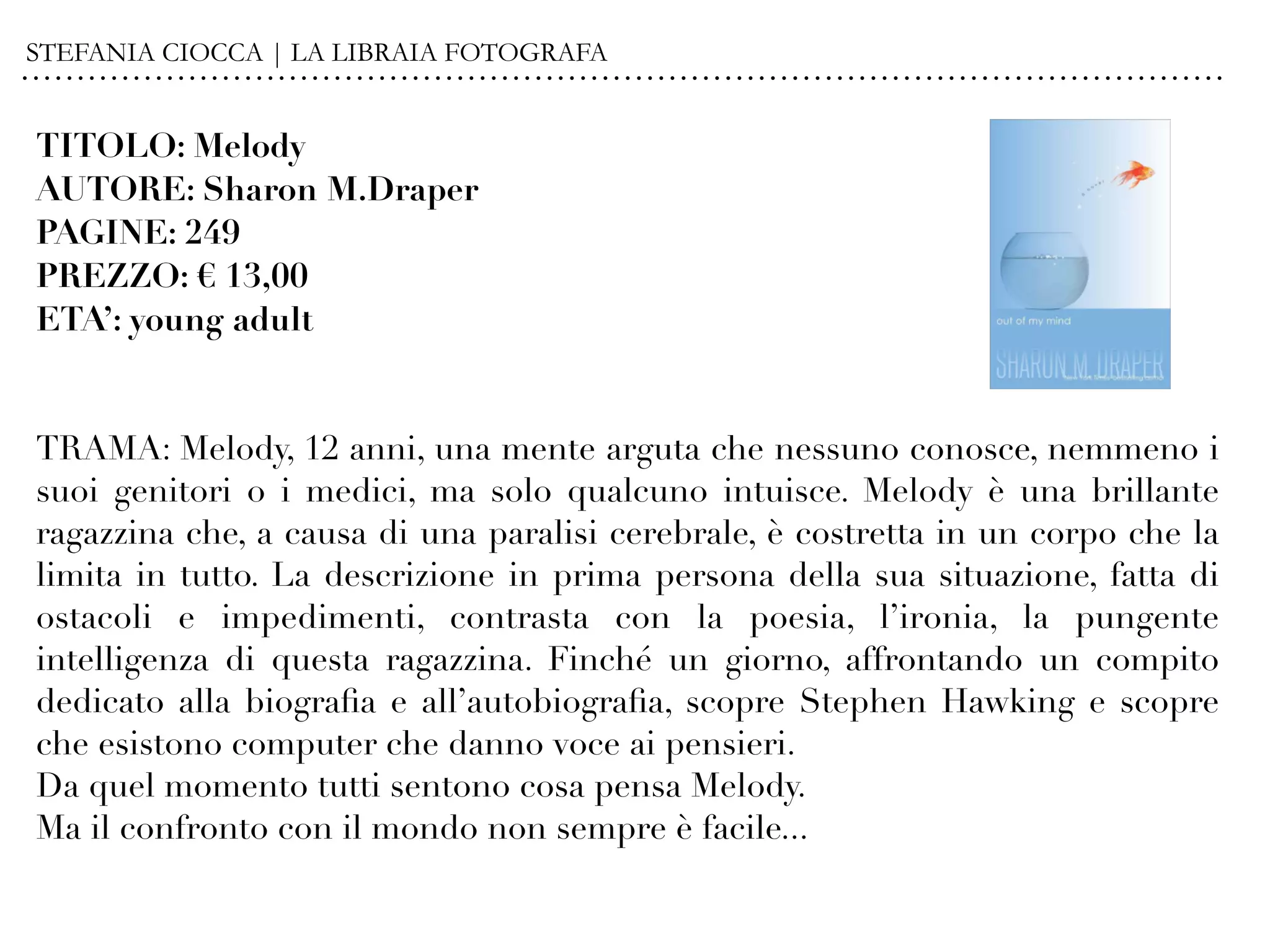 Melody | Pensieri e parole | PPT