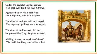 MELON CITY CLASS 12TH POEM WORD BY WORD EXPLANATION | PPTX