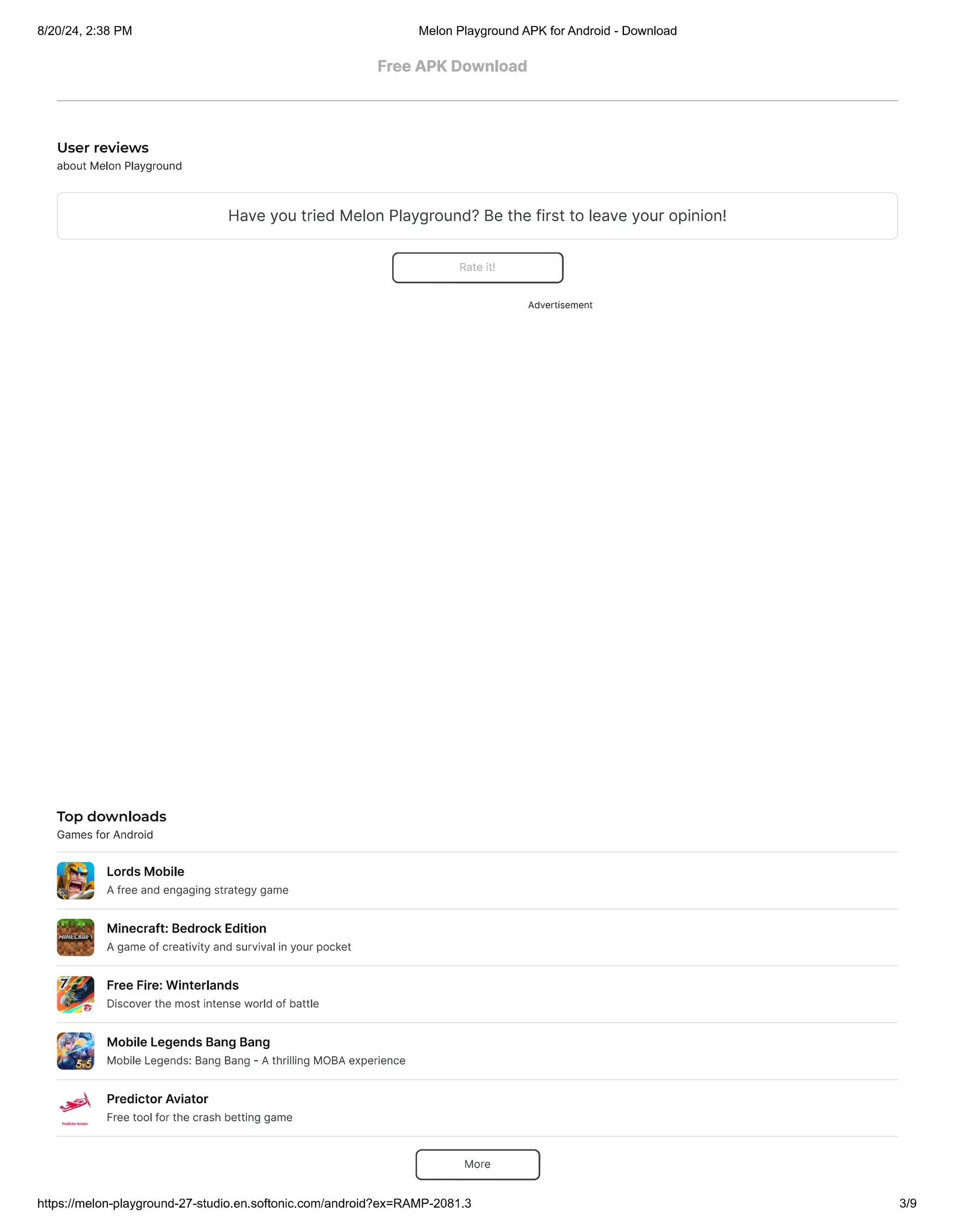 About the pixel free game, Melon Sandbox | PDF