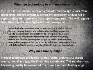 Measuring E-Learning Quality | PPT
