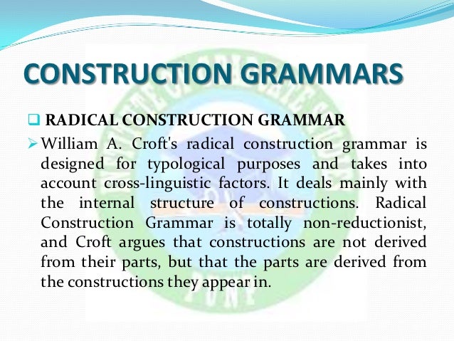 MELT 104 - Construction Grammar