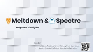 Meltdown & Spectre | PDF
