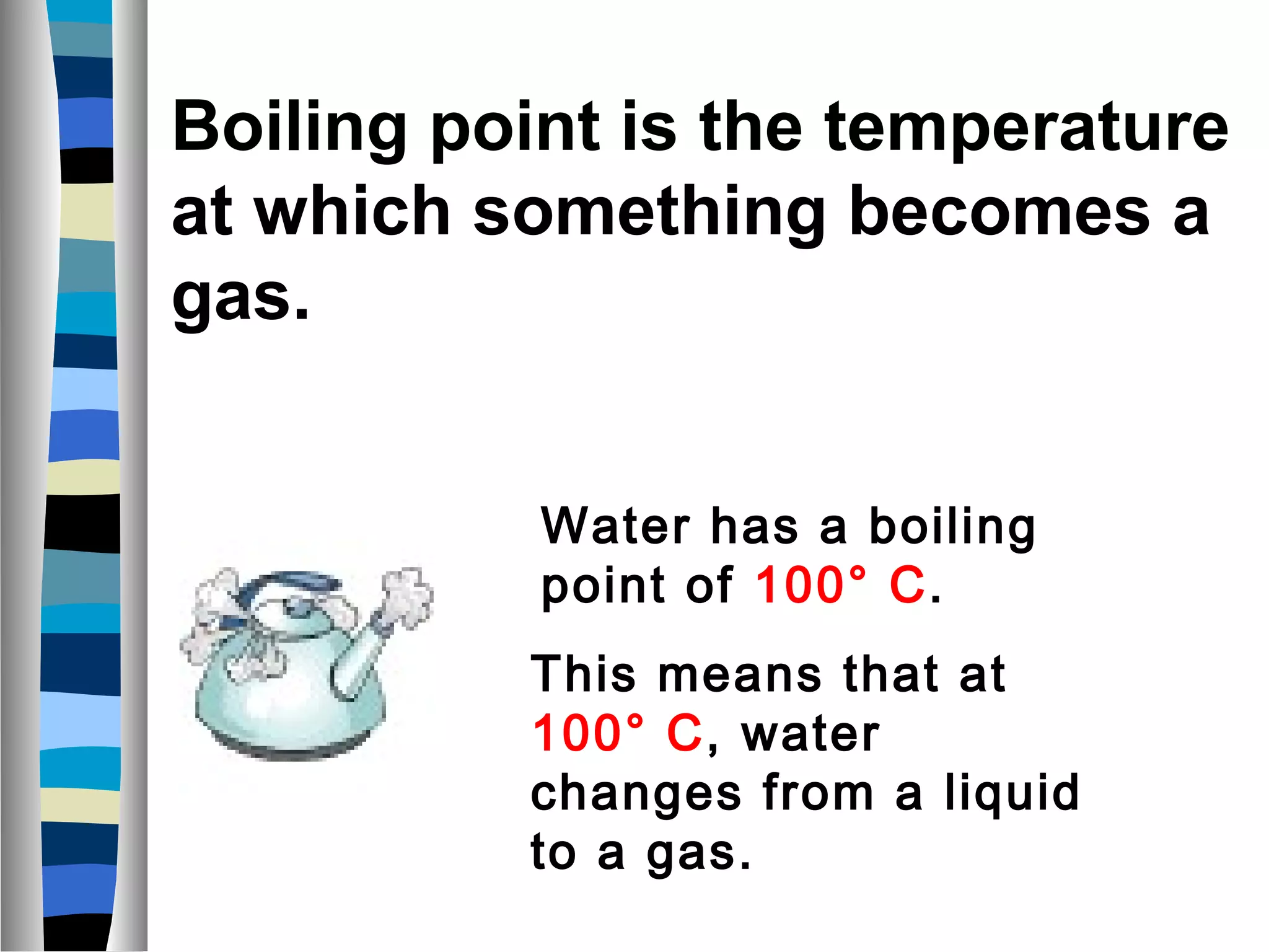 Melting and boiling points | PPT