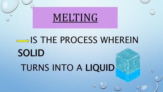 Melting and freezing | PPTX