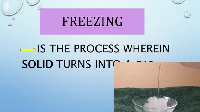 Melting and freezing | PPTX