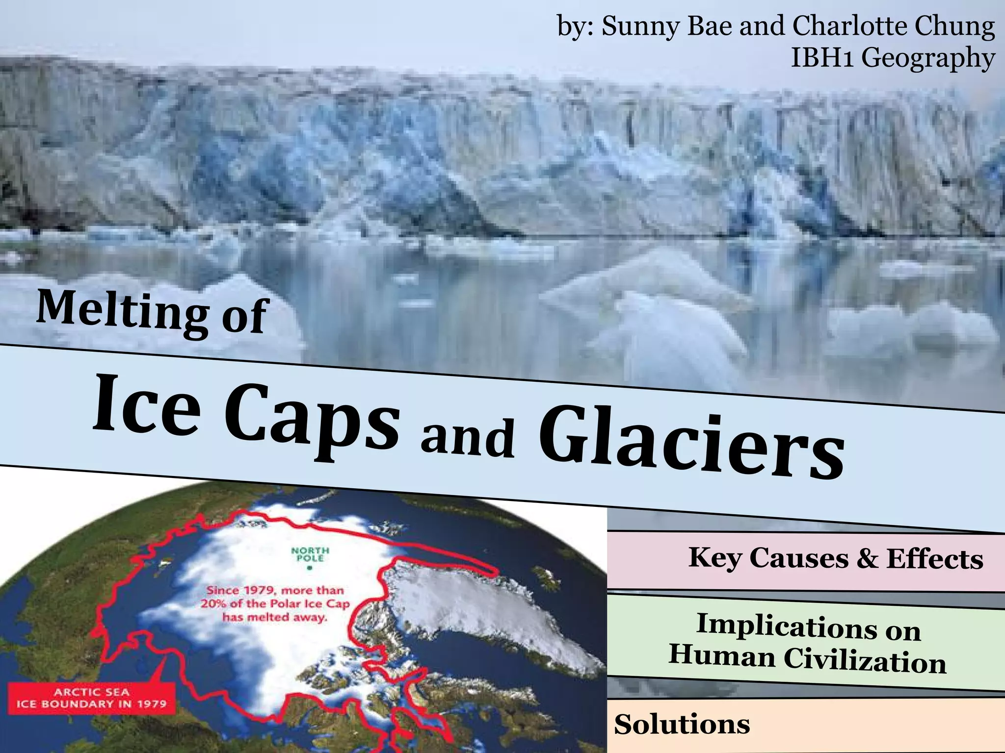 Melting of Ice Caps and Glaciers - Sunny, Charlotte | PPT